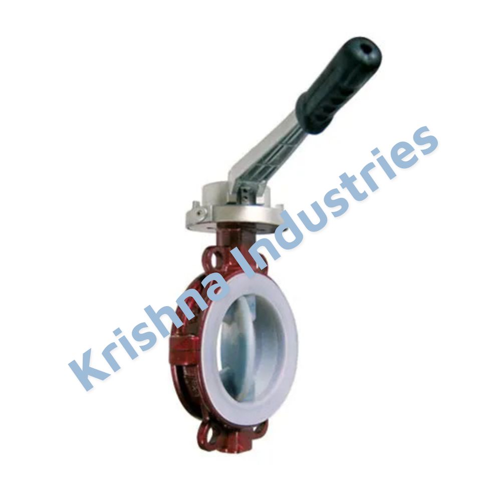 Teflon Lined Butterfly Valve Supplier India | PTFE Seat SS316 Disc | CI ...